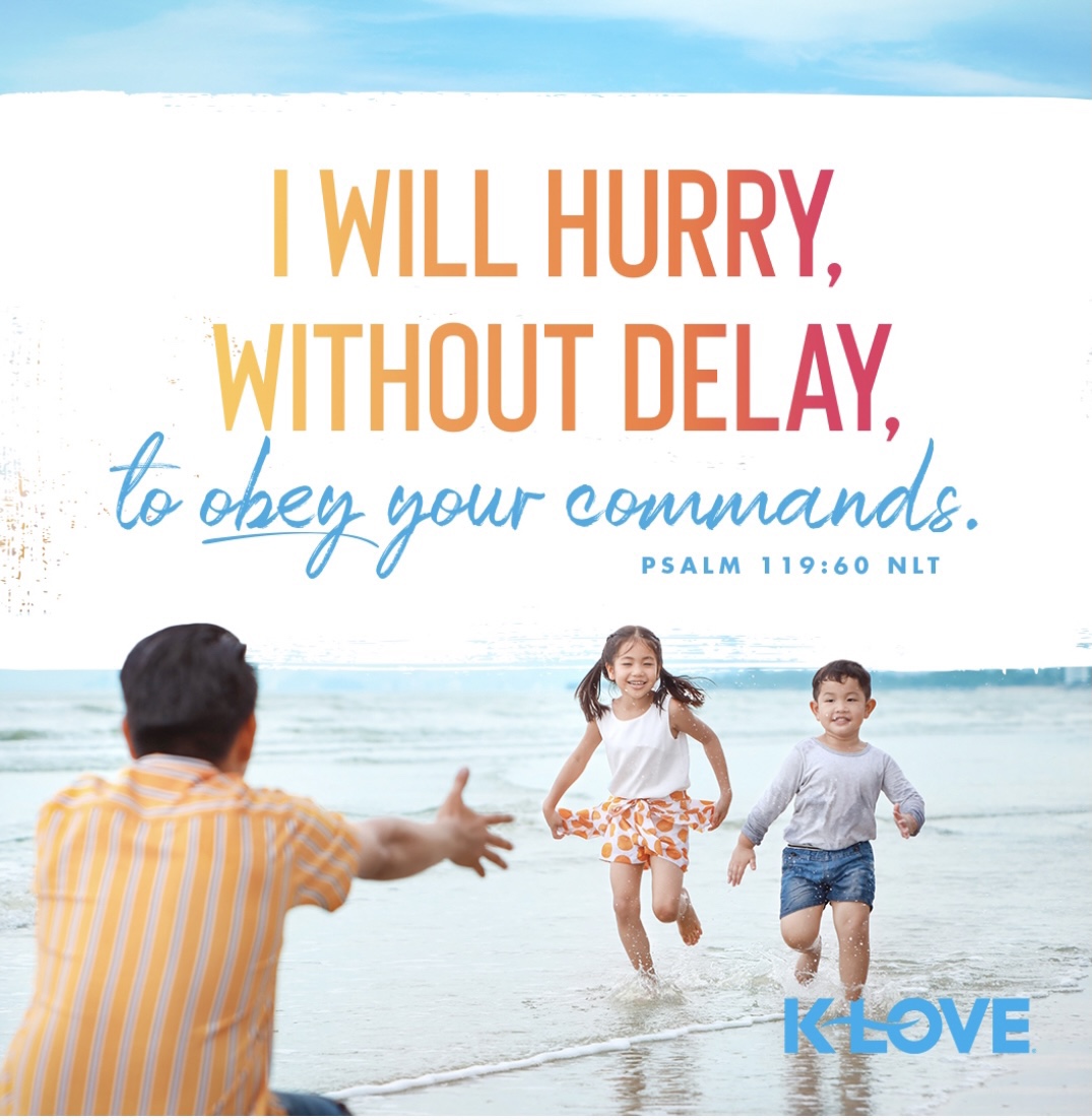 No delays or excuses! | Journaling a Bible verse or two!